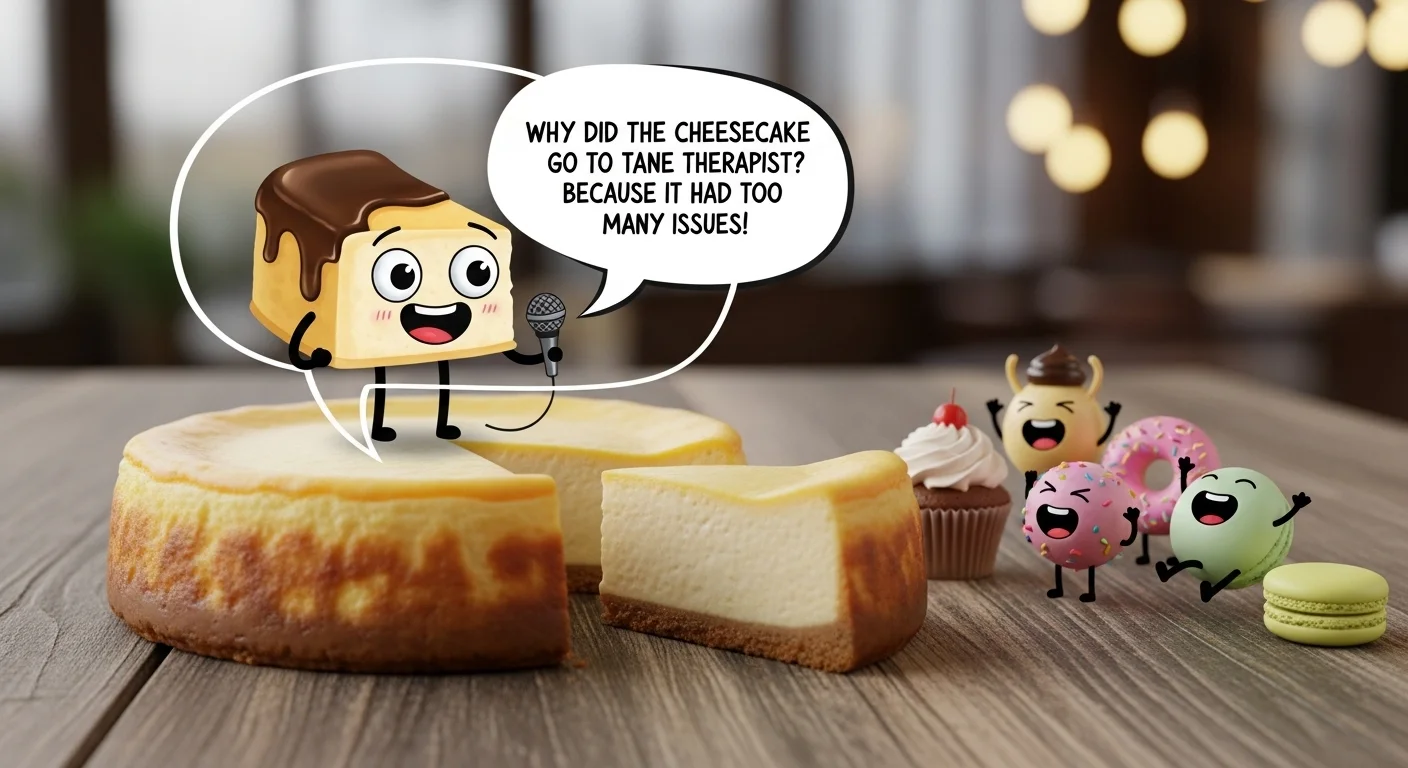 250+ Hilarious Cheesecake Jokes That Are Sweet & Funny Dessert Humor ...